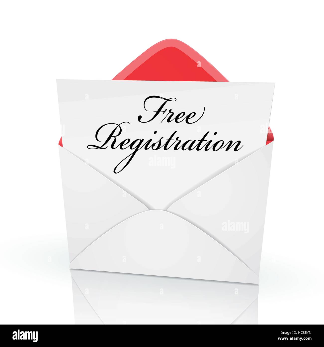 Registered letter letter envelope Stock Vector Images - Alamy