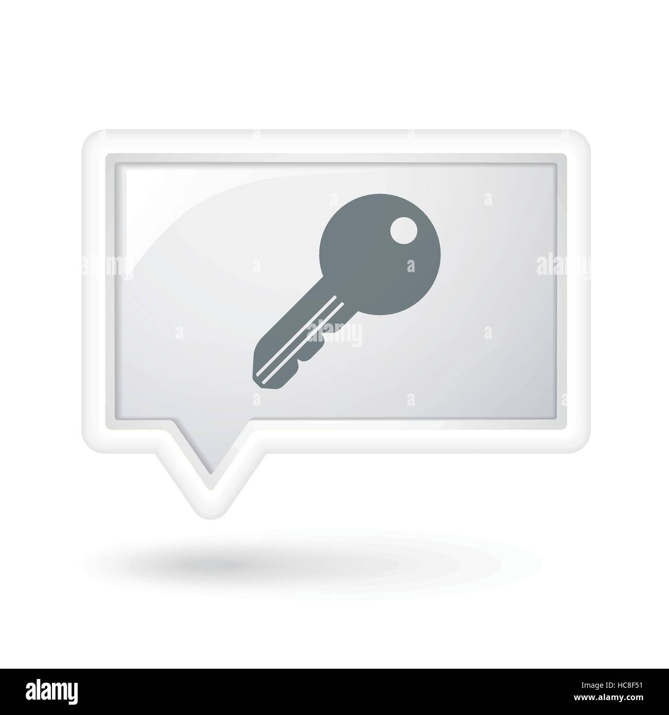 Speech bubble icon over Stock Vector Images - Alamy