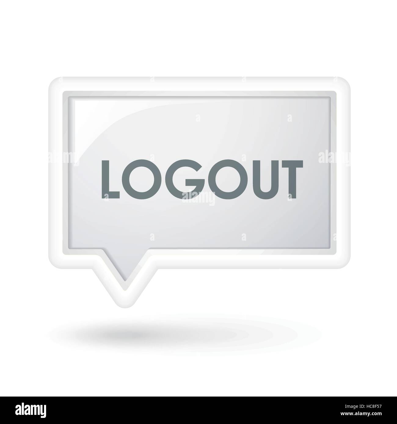 Logout hi-res stock photography and images - Alamy