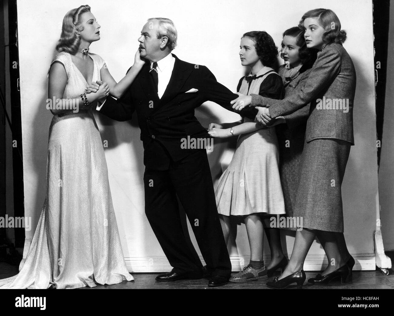 THREE SMART GIRLS, Binnie Barnes, Charles Winninger, Deanna Durbin ...