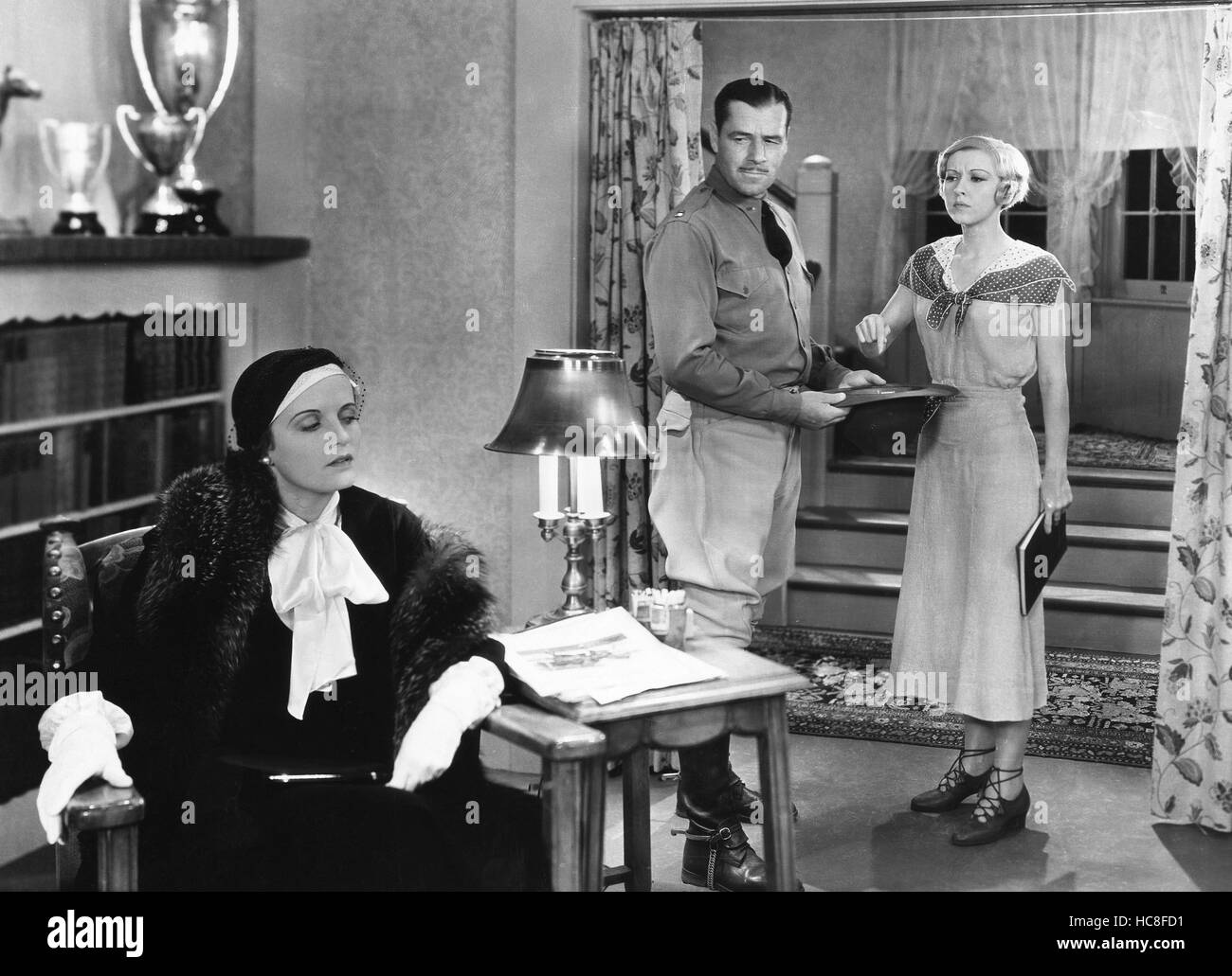 THIS SPORTING AGE, standing from left: Jack Holt, Evalyn Knapp, 1932 ...