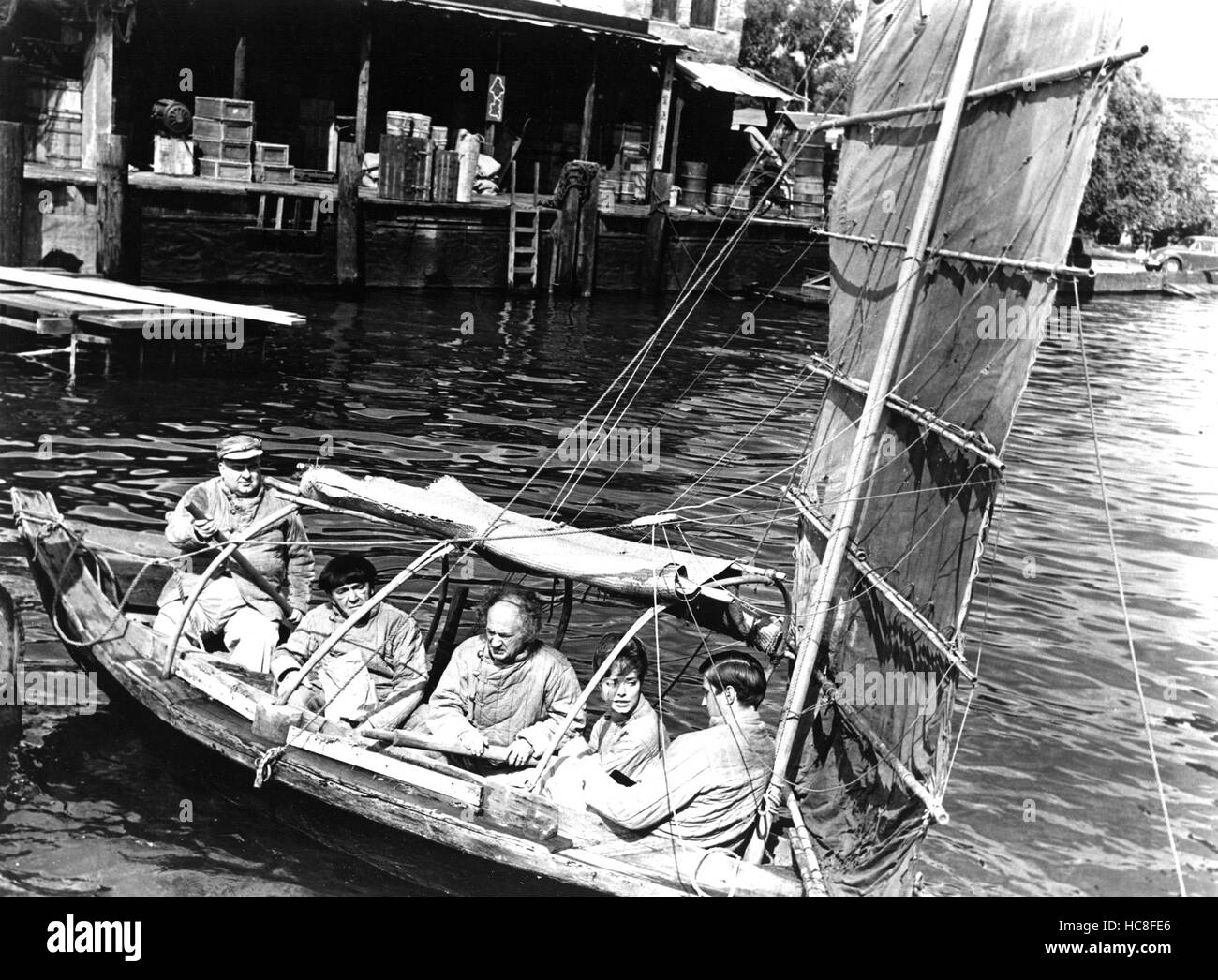 THE THREE STOOGES GO AROUND THE WORLD IN A DAZE, Joe DeRita, Moe Howard ...