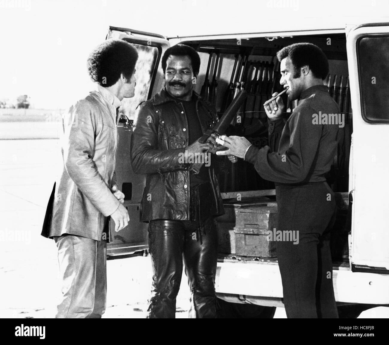 THREE THE HARD WAY, (aka 3 THE HARD WAY), from left, Jim Kelly, Jim ...