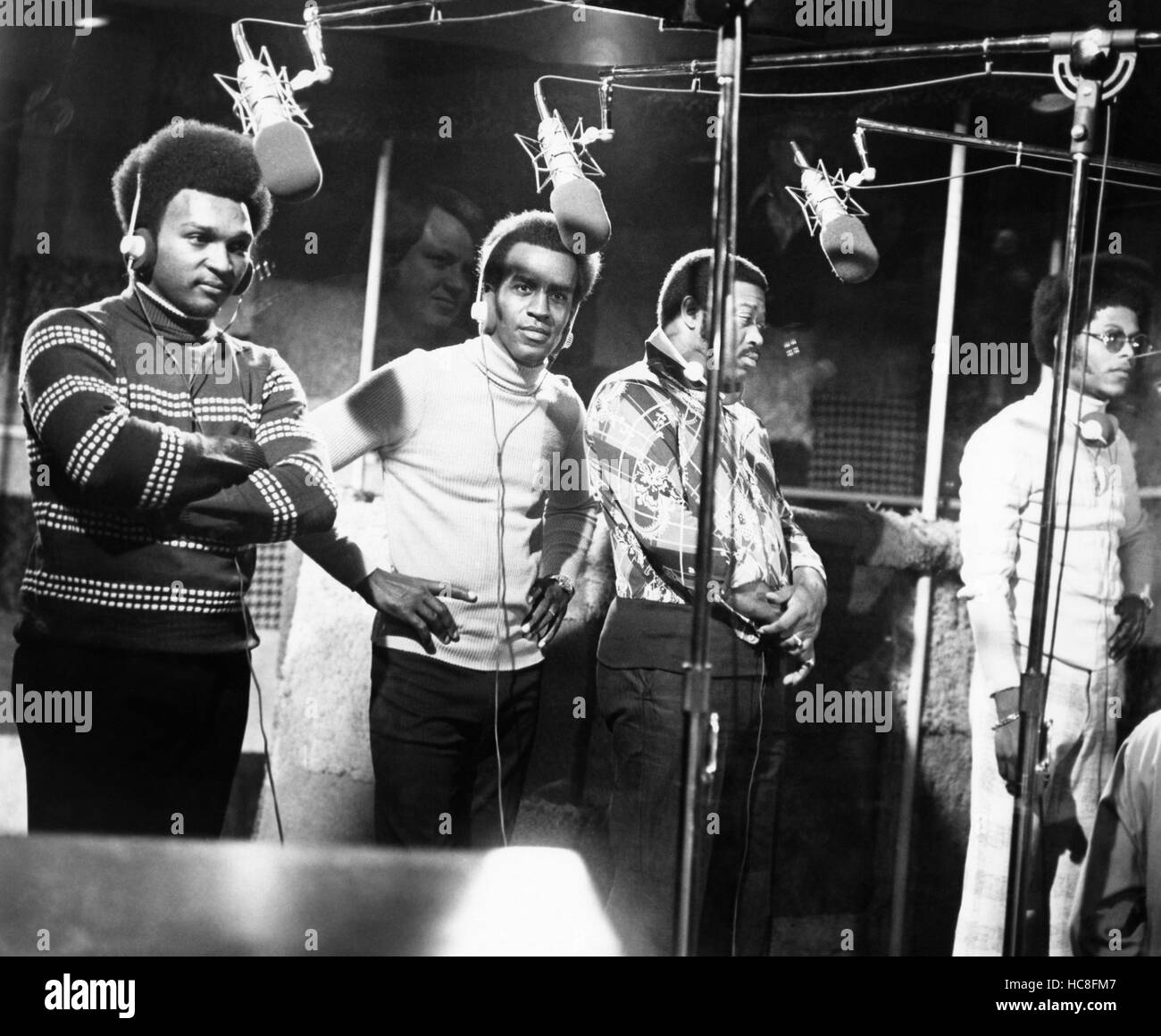 THREE THE HARD WAY, The Impressions, (Fred Cash, Sam Gooden, Ralph ...