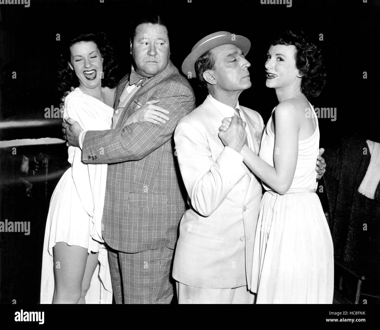 THAT'S THE SPIRIT, from left, Gloria Marlen, Jack Oakie, Buster Keaton ...