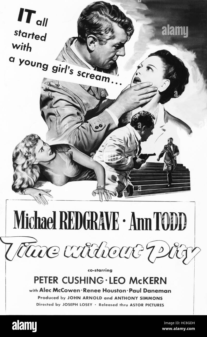 TIME WITHOUT PITY, US poster, from left: Ann Todd, Michael Redgrave ...