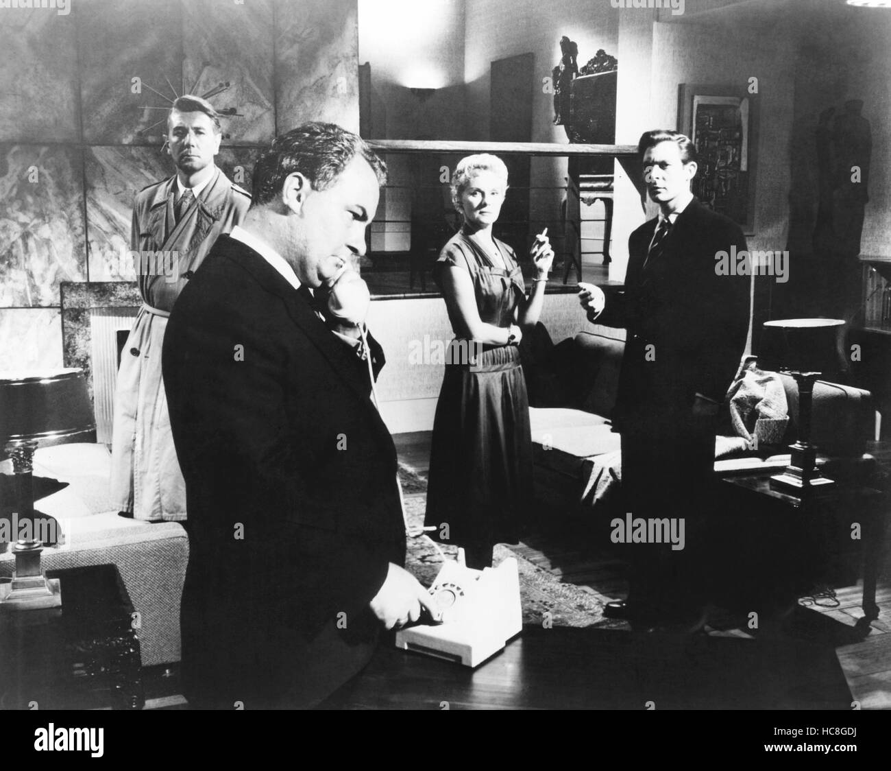 TIME WITHOUT PITY, from left: Michael Redgrave, Leo McKern, Ann Todd ...