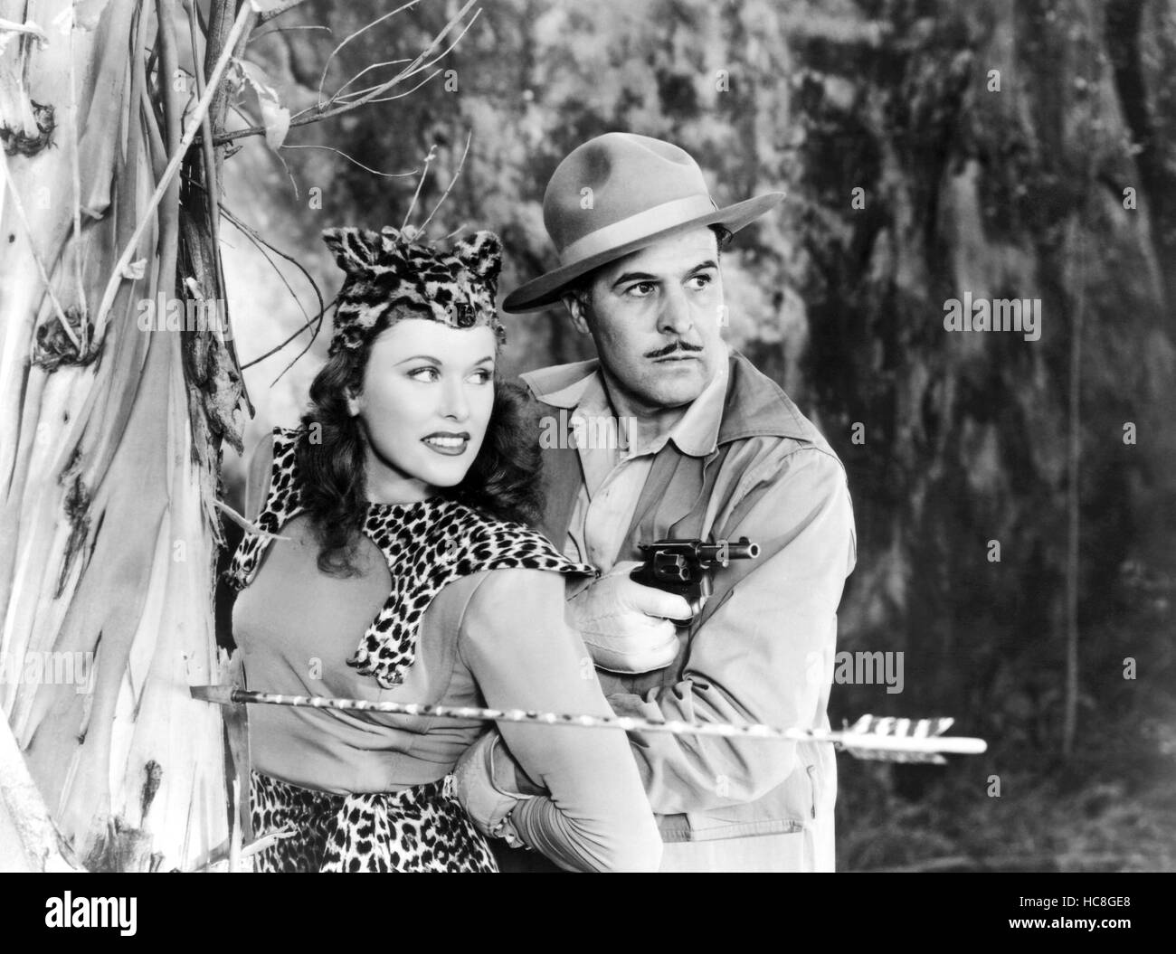 THE TIGER WOMAN, from left: Linda Stirling as The Tiger Woman, George J ...