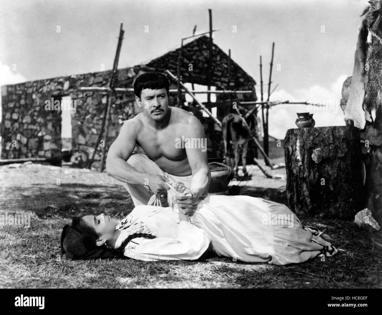 TIZOC, (aka AMOR INDIO), Maria Felix, Pedro Infante, 1957 Stock Photo ...