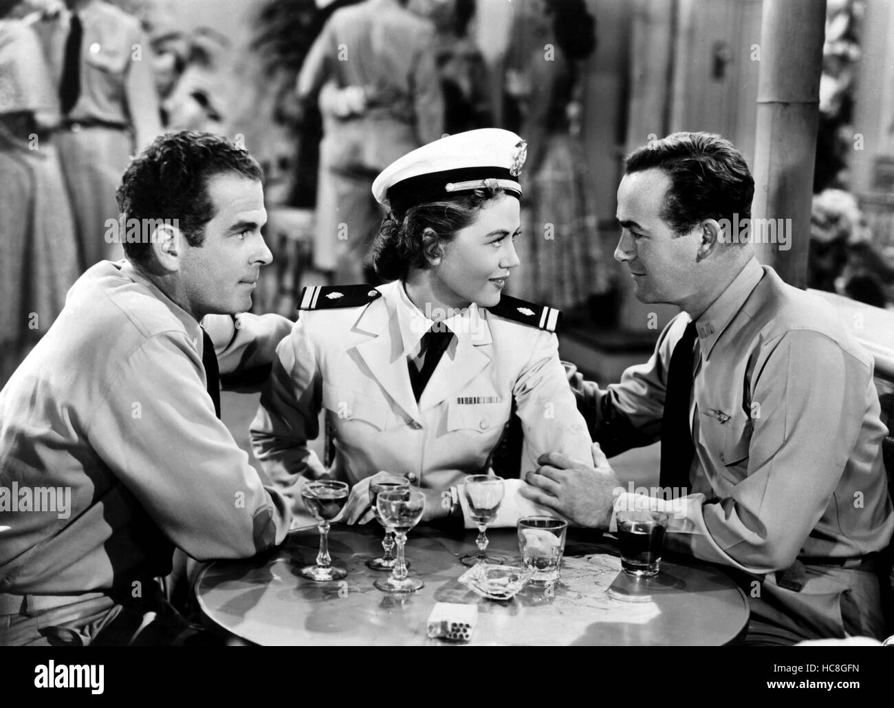 TORPEDO ALLEY, from left, Douglas Kennedy, Dorothy Malone, Mark Stevens ...