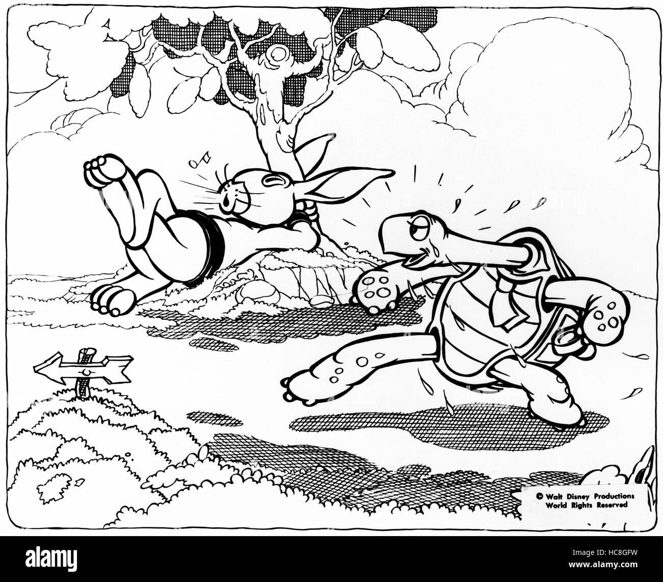 THE TORTOISE AND THE HARE, from left: Max Hare, Toby Tortoise, 1935 ...