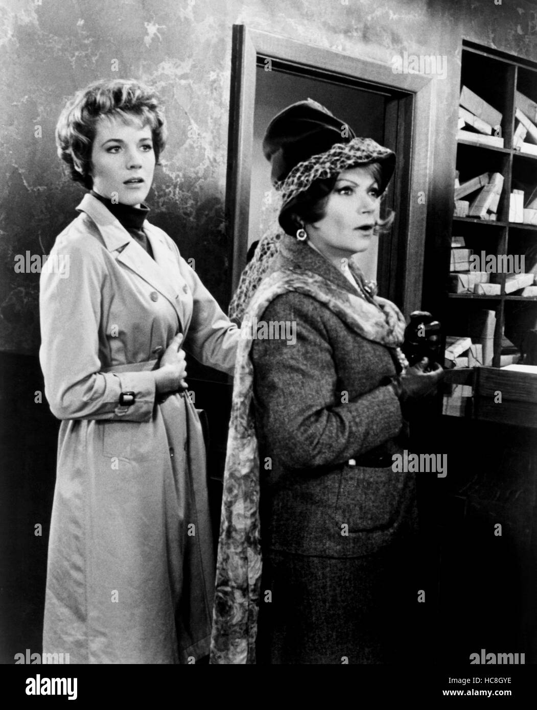 TORN CURTAIN, from left, Julie Andrews, Lila Kedrova, 1966 Stock Photo ...