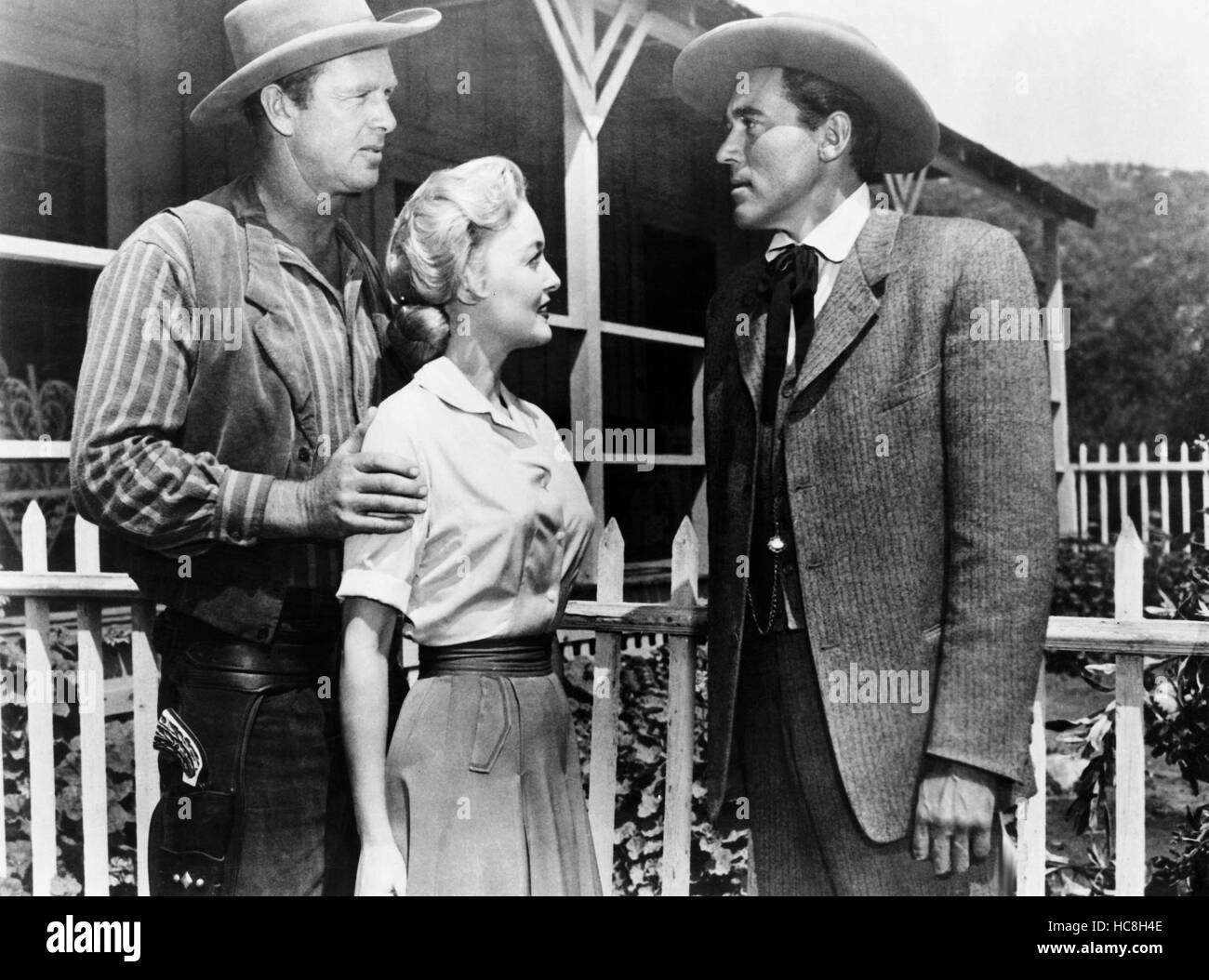 TOP GUN, from left: Sterling Hayden, Karin Booth, William Bishop, 1955 ...