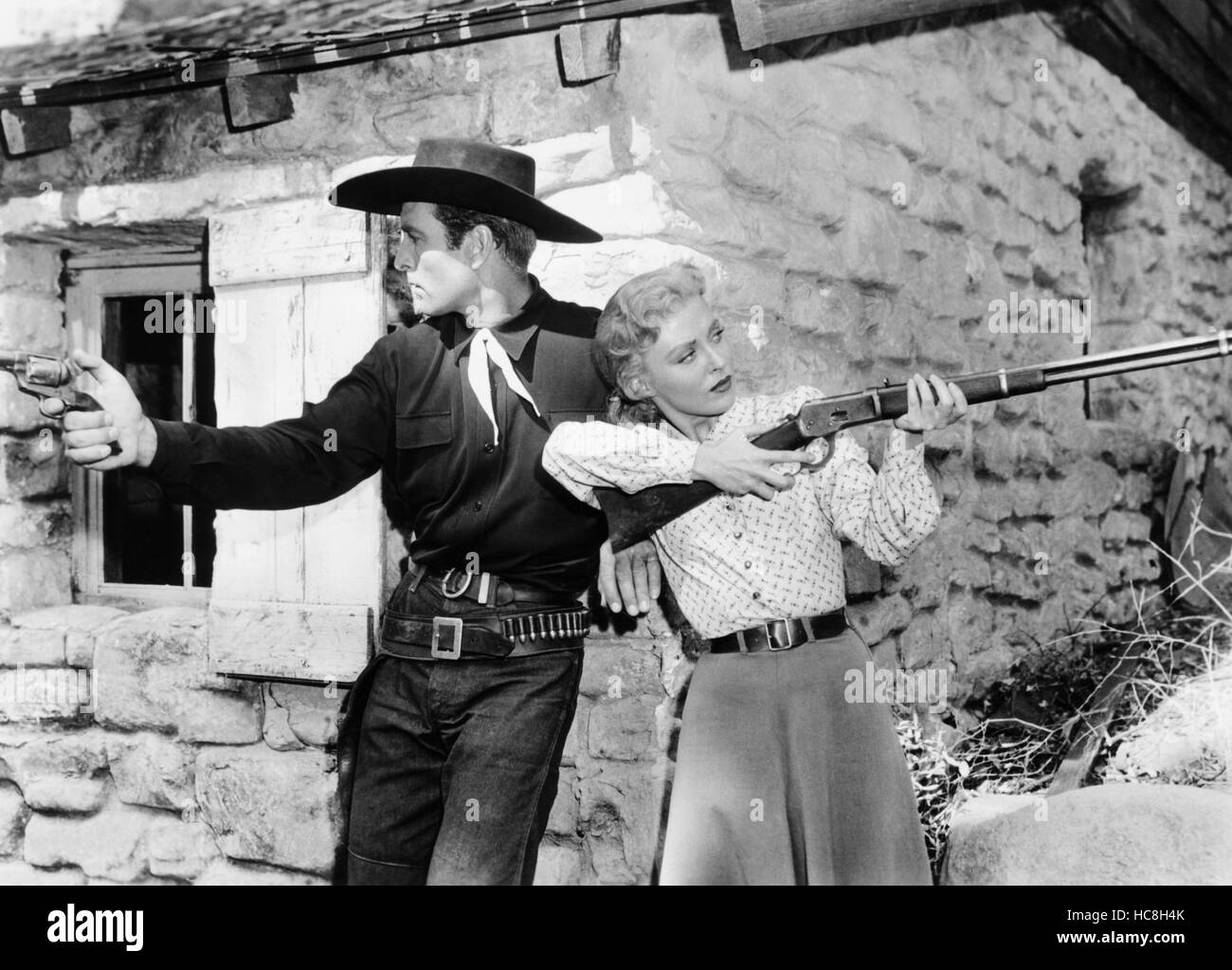 THE TOUGHEST GUN IN TOMBSTONE, from left, George Montgomery, Beverly ...