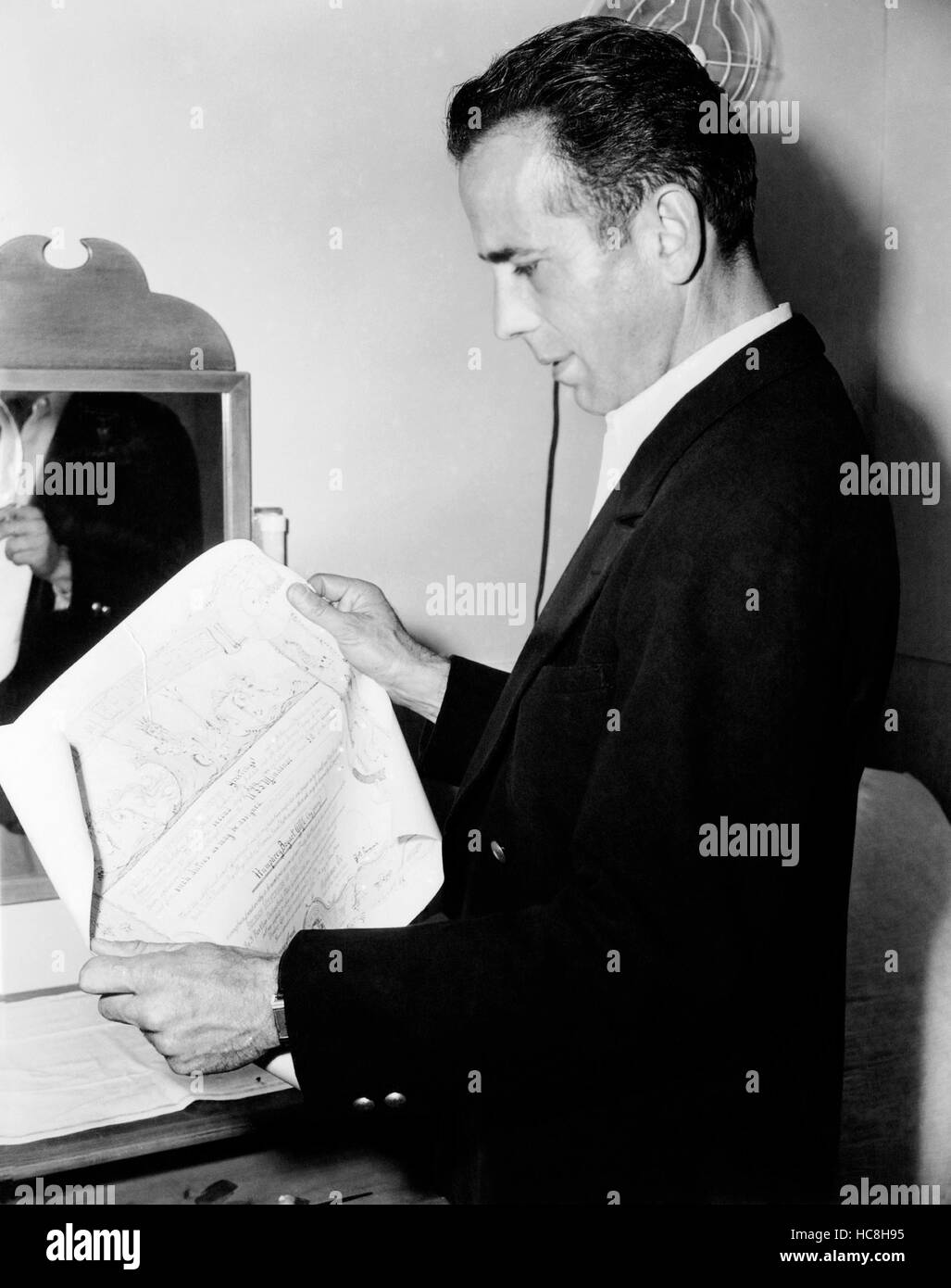 TO HAVE AND HAVE NOT, Humphrey Bogart, with his U.S. Navy 'Shellback ...