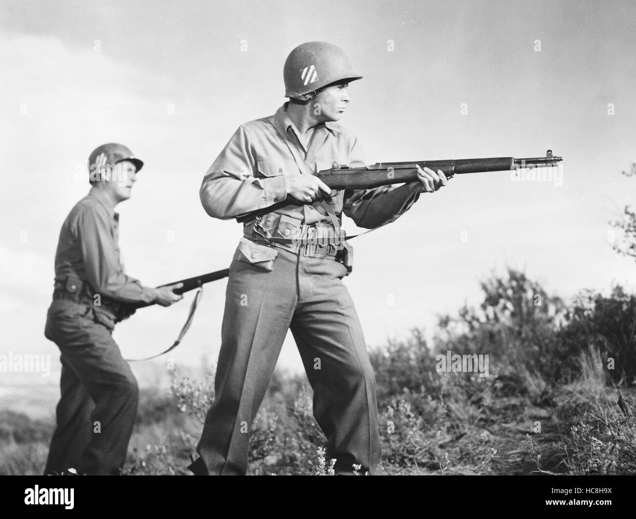 TO HELL AND BACK, from left: Charles Drake, Audie Murphy, 1955 Stock ...