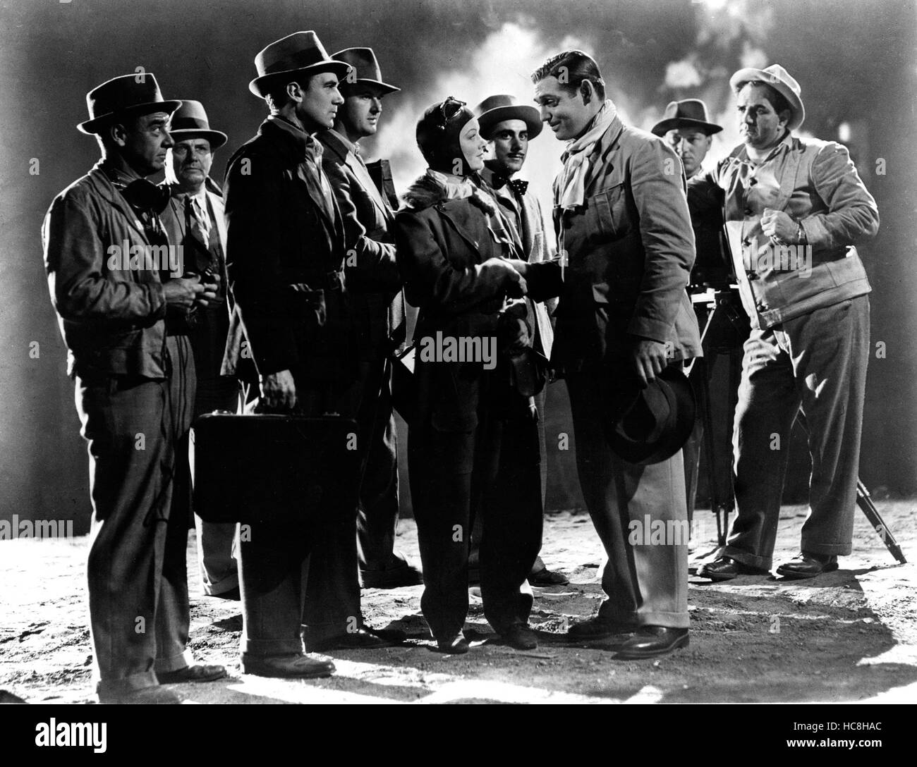 TOO HOT TO HANDLE, Walter Pidgeon, Myrna Loy, Clark Gable, 1938 Stock ...