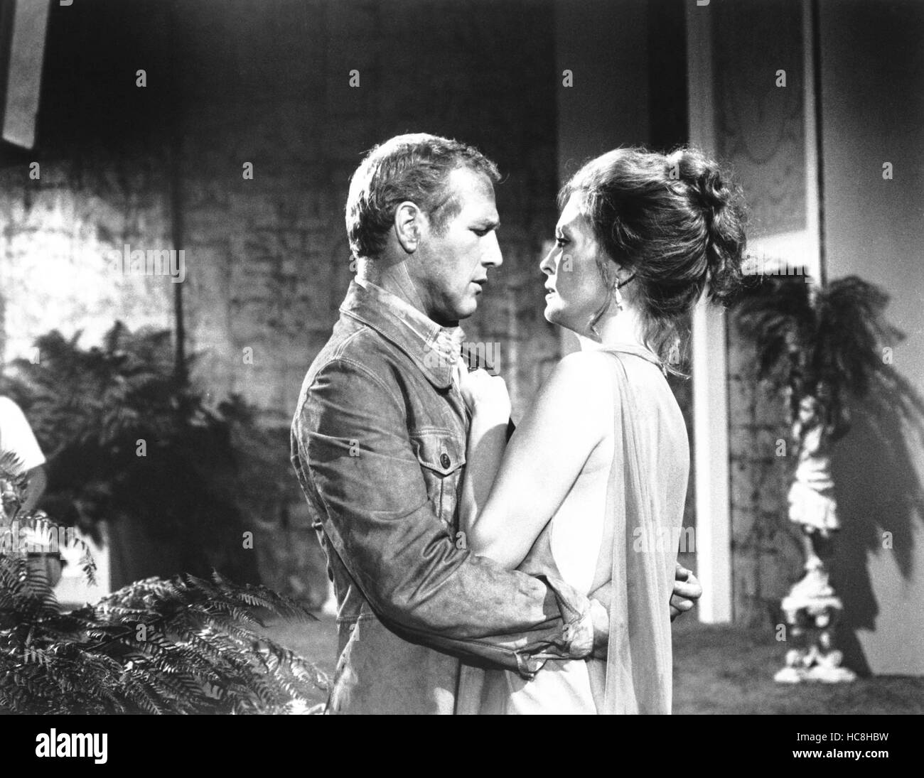 THE TOWERING INFERNO, from left, Paul Newman, Faye Dunaway, 1974, TM ...