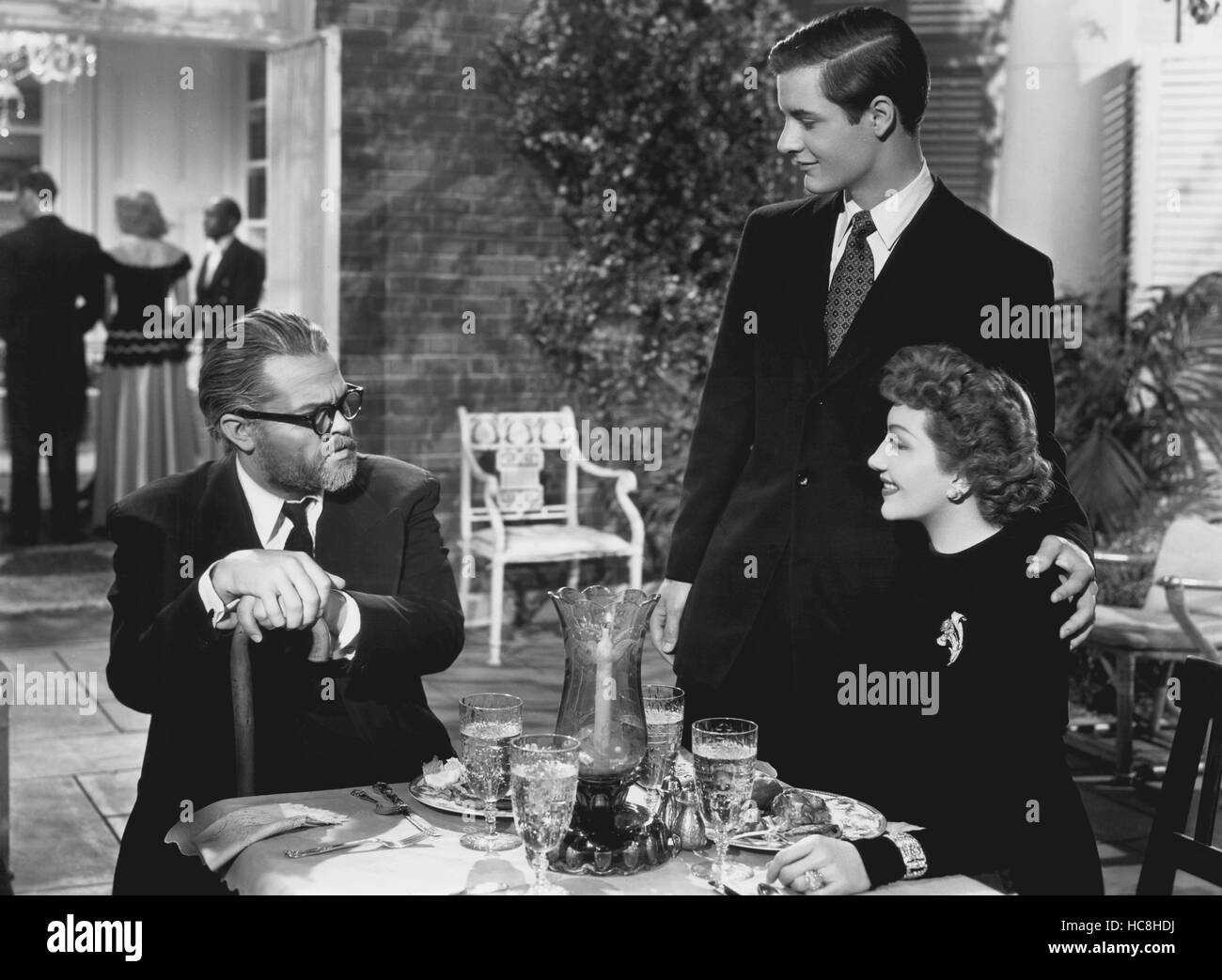 TOMORROW IS FOREVER, from left, Orson Welles, Richard Long, Claudette ...