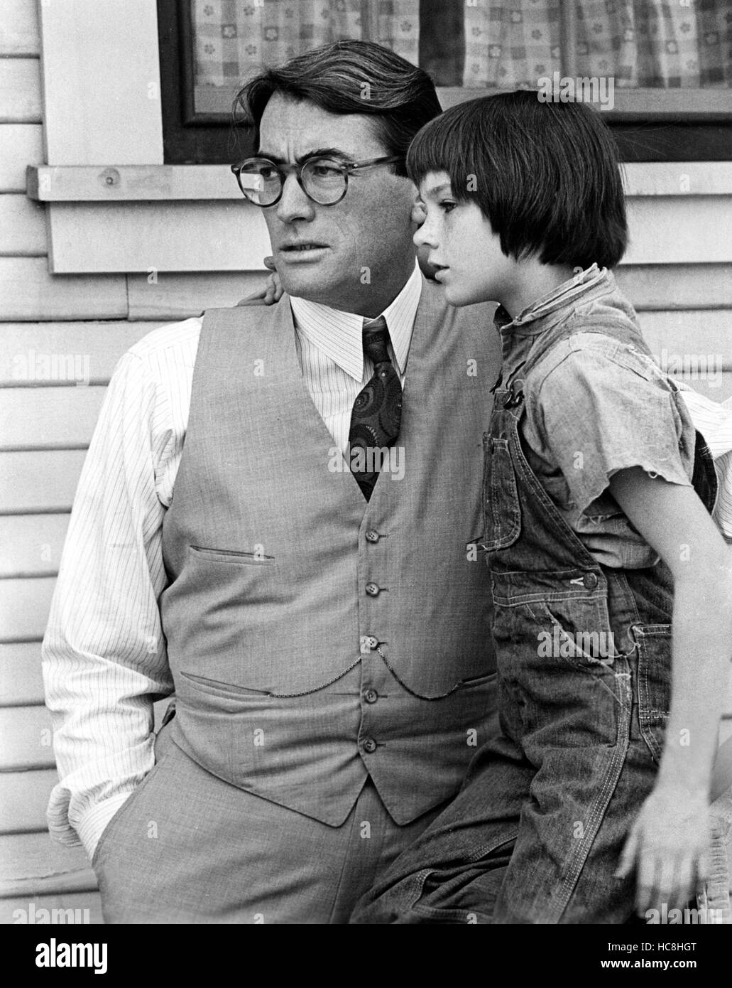 TO KILL A MOCKINGBIRD, Gregory Peck, Mary Badham, 1962 Stock Photo - Alamy