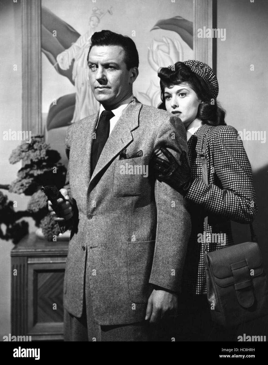TOO MANY WINNERS, Hugh Beaumont, Trudy Marshall, 1947 Stock Photo - Alamy