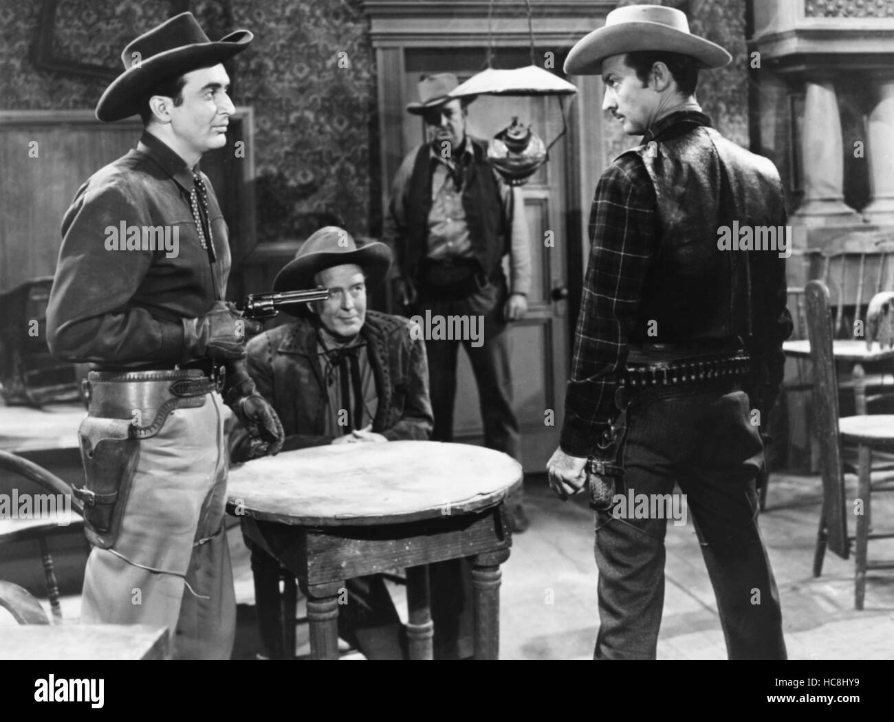 TREASURE OF RUBY HILLS, from left: Rick Vallin, Dick foran, Zachary ...