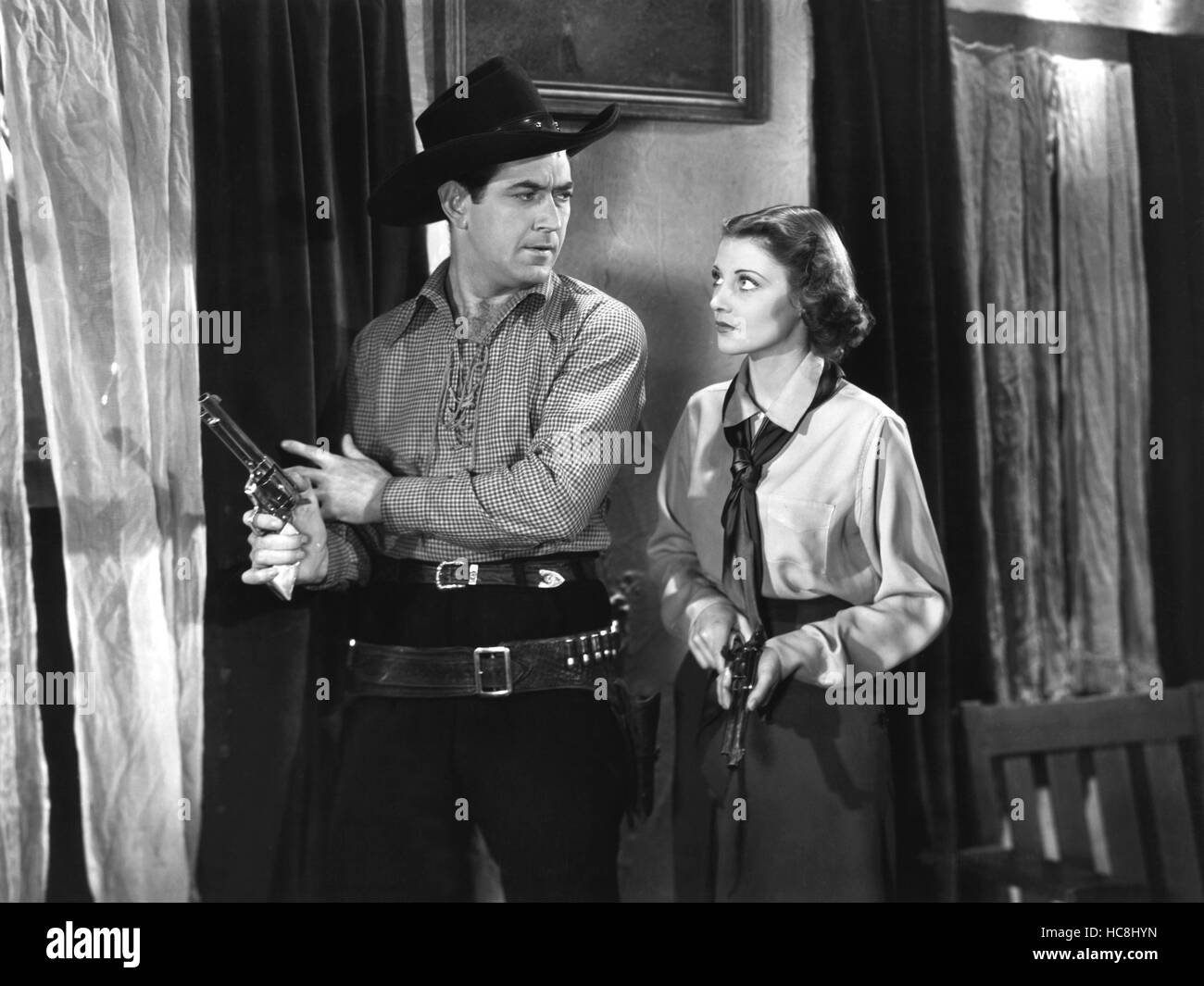 TRAIL OF VENGEANCE, from left, Johnny Mack Brown, Iris Meredith, 1937 ...
