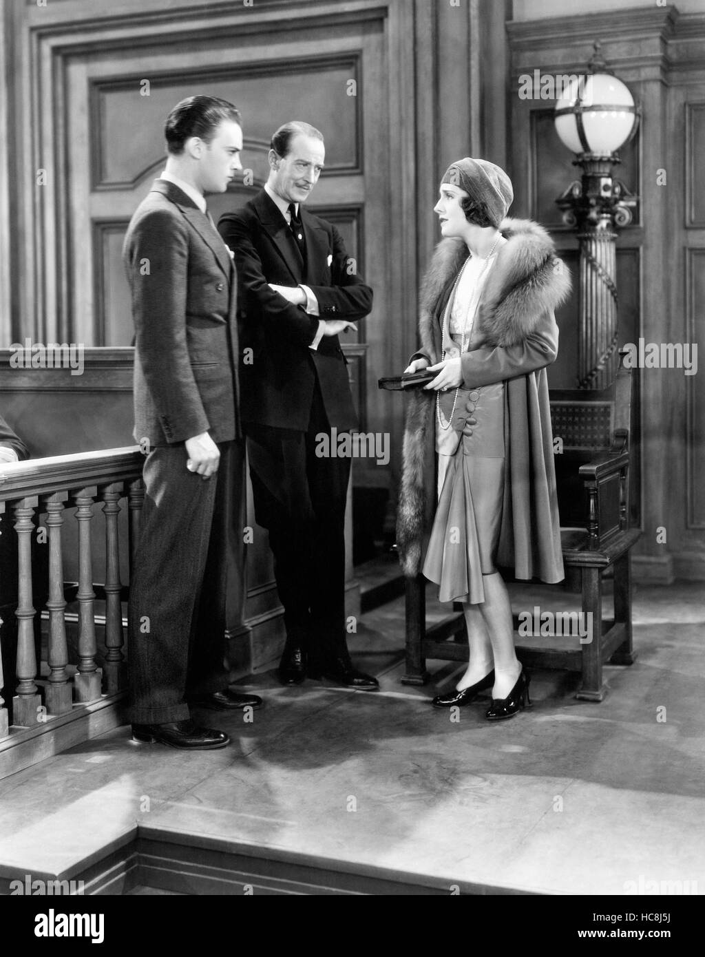 THE TRIAL OF MARY DUGAN, from left, Raymond Hackett, H.B. Warner, Norma ...