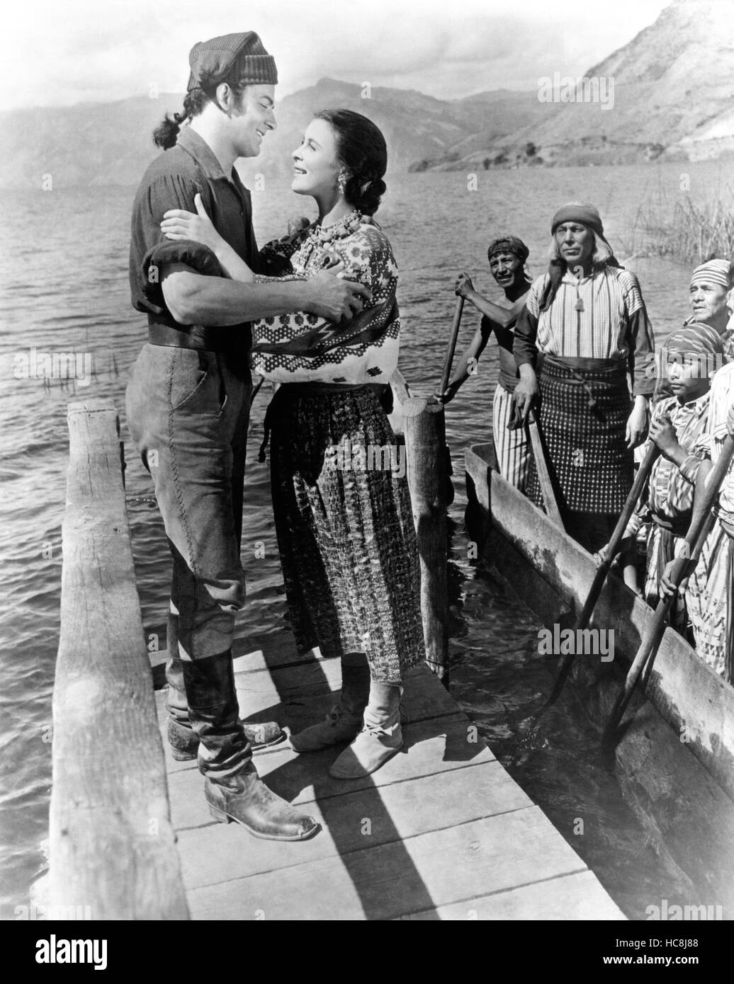 TREASURE OF THE GOLDEN CONDOR, from left, Cornel Wilde, Constance Smith ...