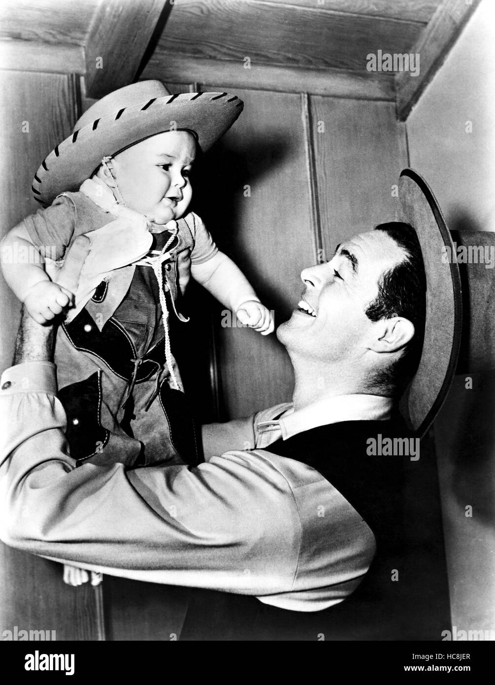From left: nine-month-old Cheyney Ryan visiting his father, Robert Ryan ...