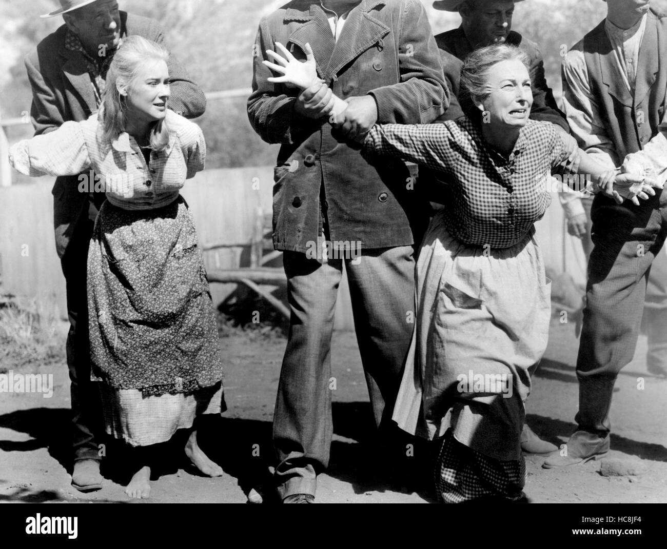 THE TRUE STORY OF JESSE JAMES, Hope Lange, Agnes Moorehead, 1957, TM ...