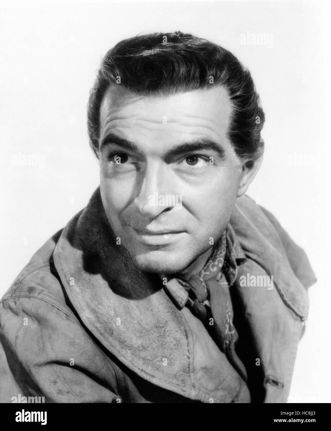 TRIBUTE TO A BAD MAN, Stephen McNally, 1956 Stock Photo - Alamy