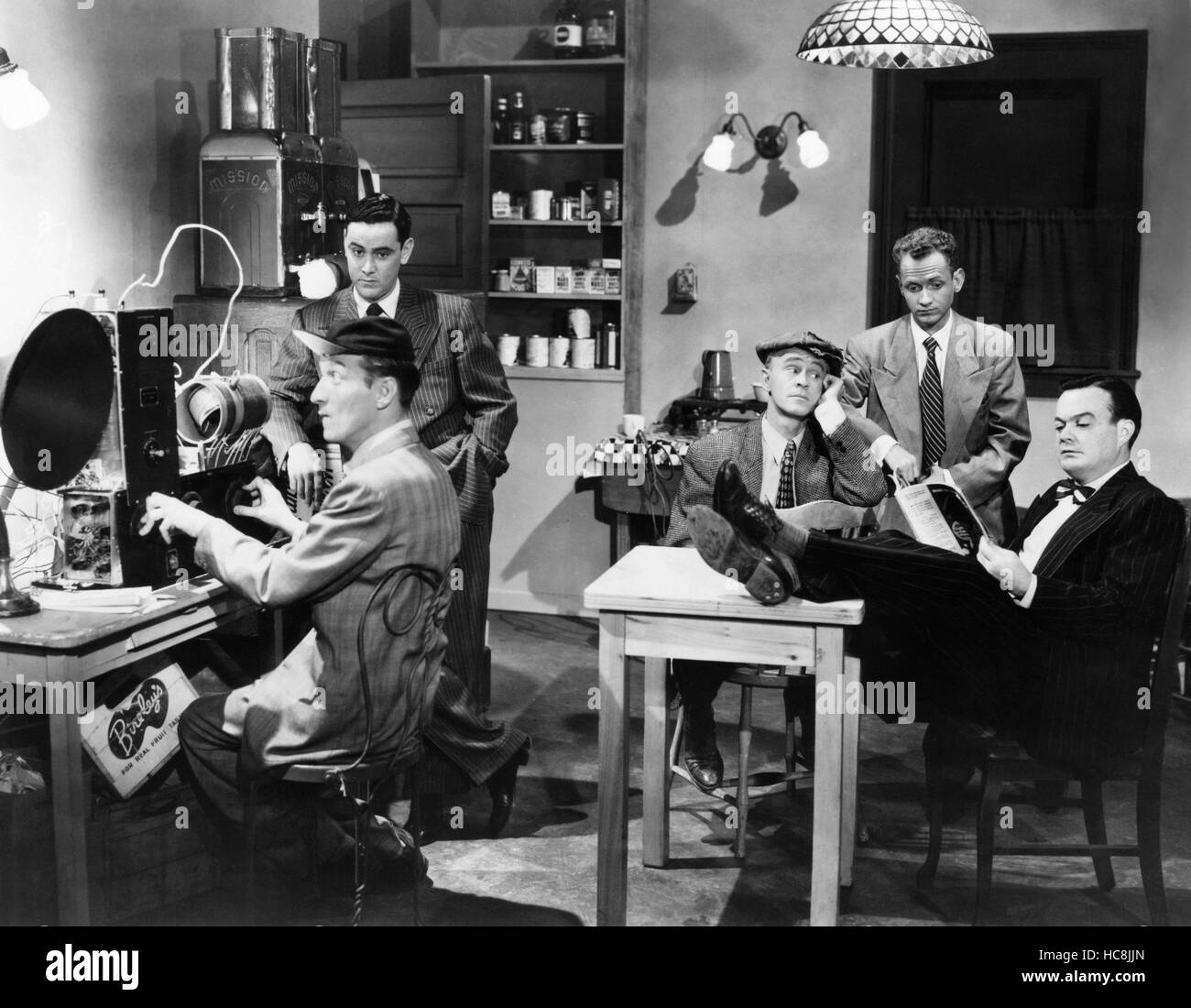 TRIPLE TROUBLE, from left, Huntz Hall, David Gorcey, William Benedict ...