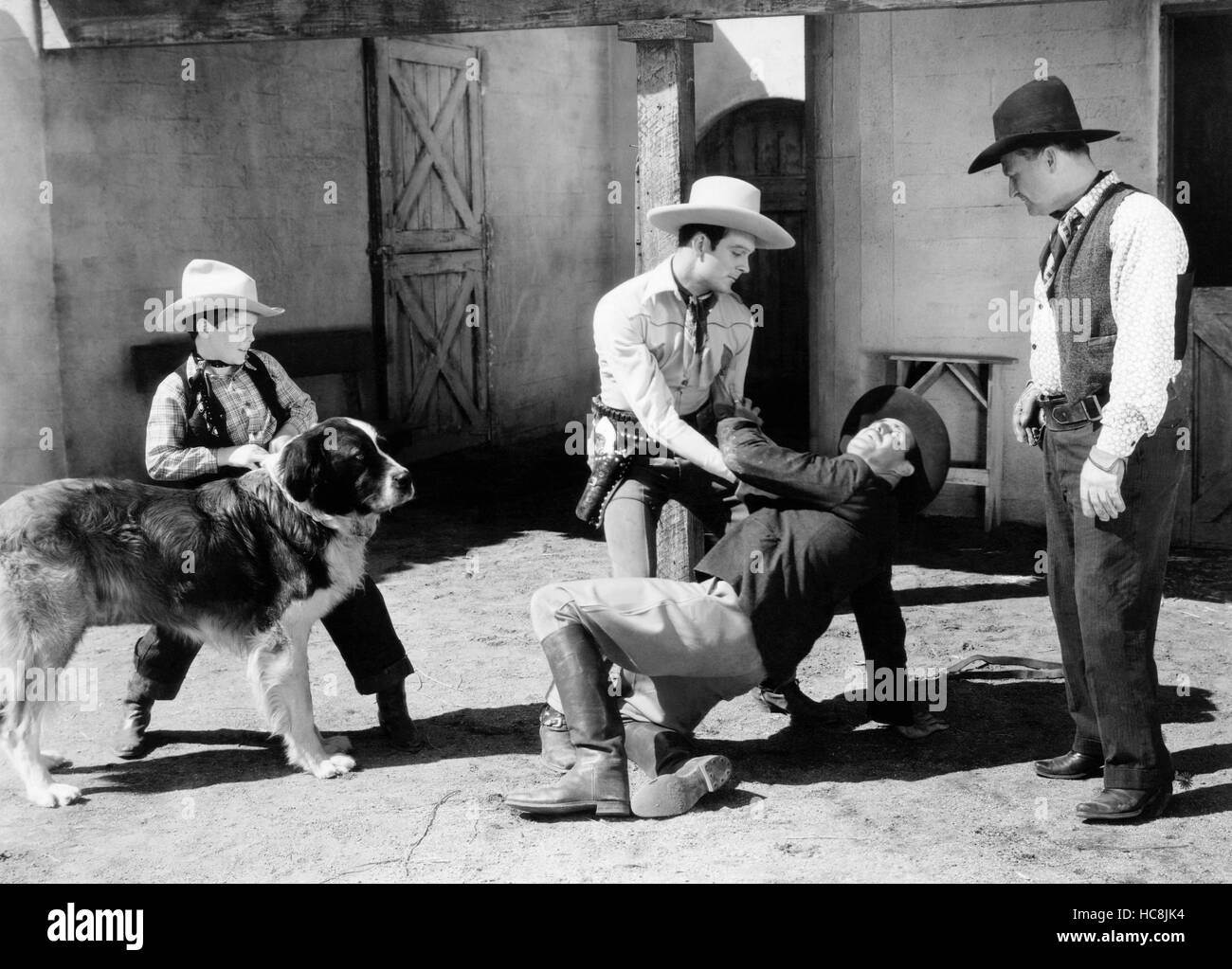 THE TRIGGER TRIO, from left: Sammy McKim, Ralph Byrd, Hal Taliaferro ...