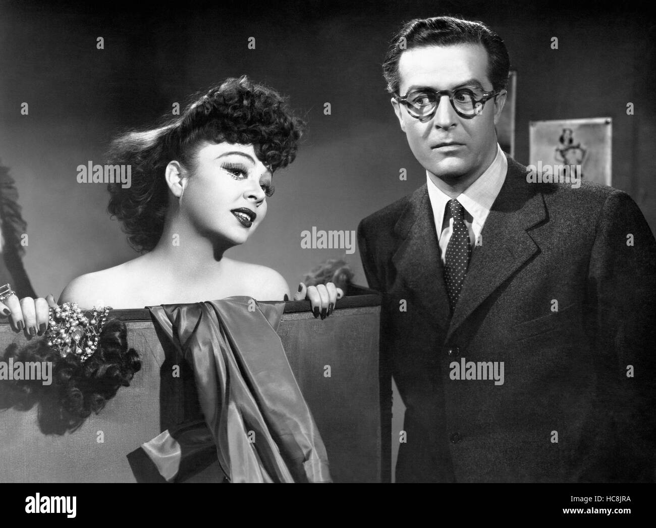 THE TROUBLE WITH WOMEN, from left, Iris Adrian, Ray Milland, 1947 Stock ...