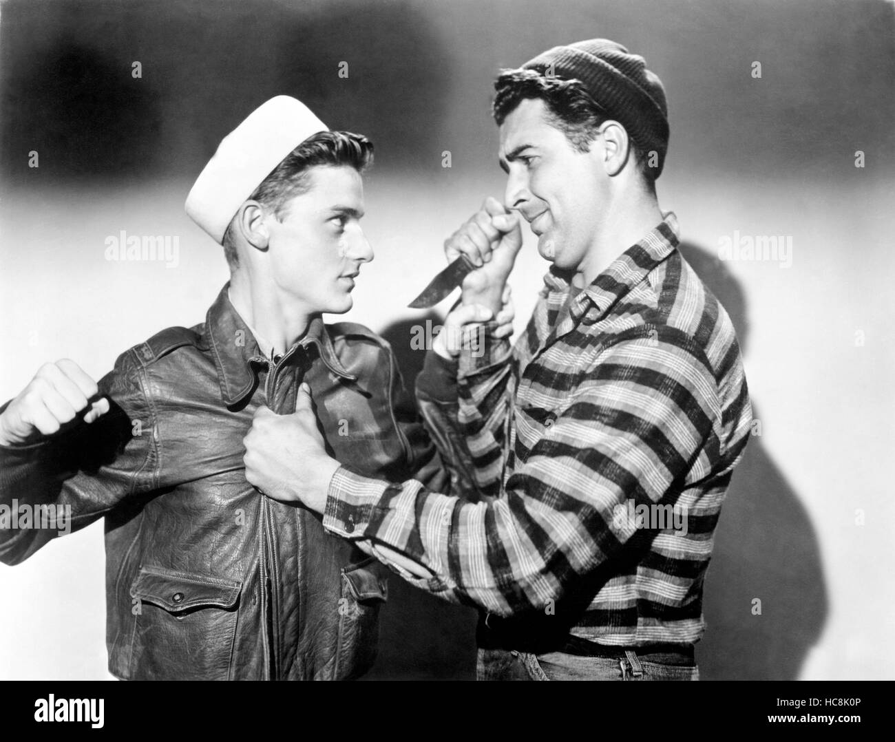 TUNA CLIPPER, from left, Roddy McDowall, Rick Vallin, 1949 Stock Photo ...
