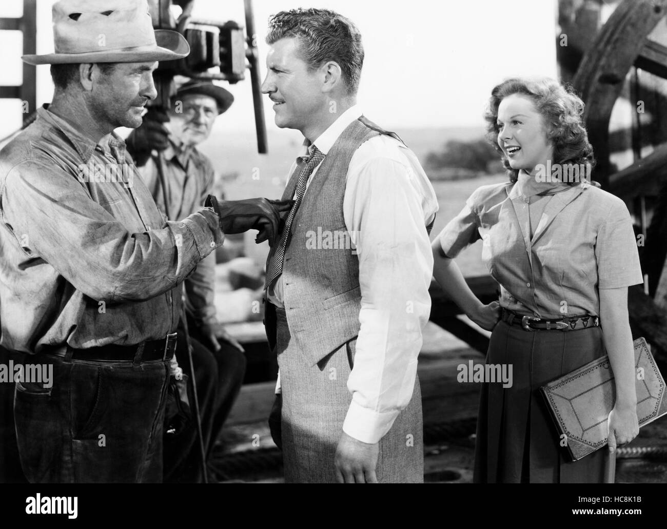TULSA, from center left, Robert Preston, Susan Hayward, 1949 Stock ...