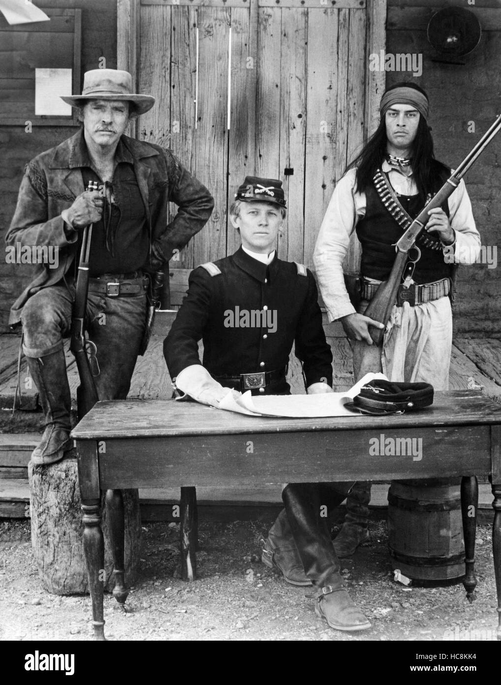 ULZANA'S RAID, Burt Lancaster, Bruce Davison, Jorge Luke, 1972 Stock ...