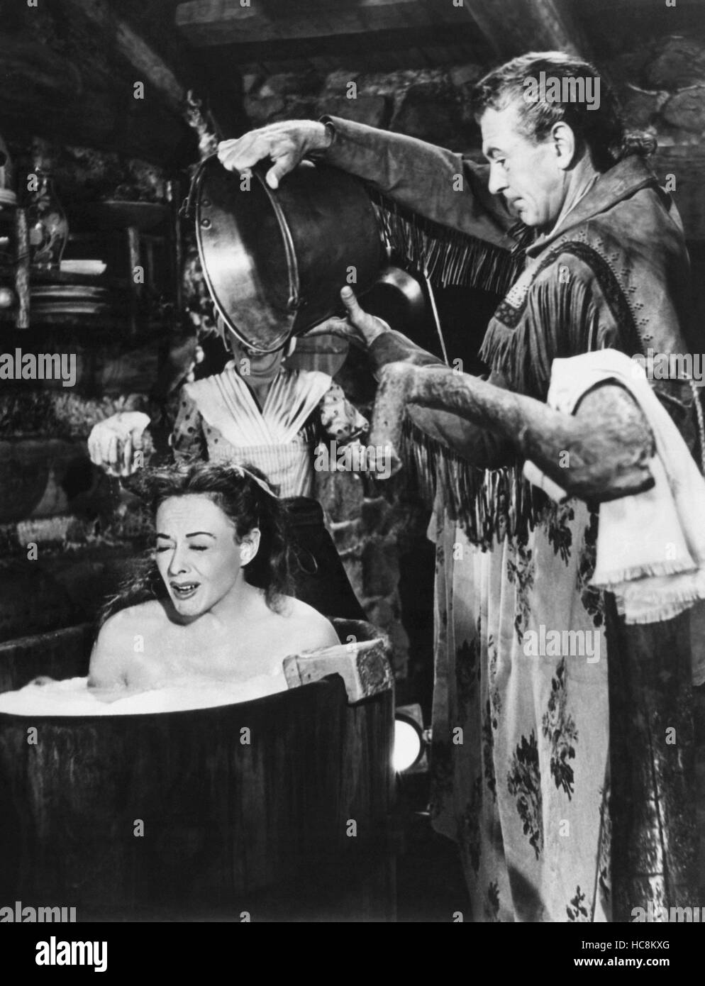 UNCONQUERED, from left: Paulette Goddard, Gary Cooper, 1947 Stock Photo ...