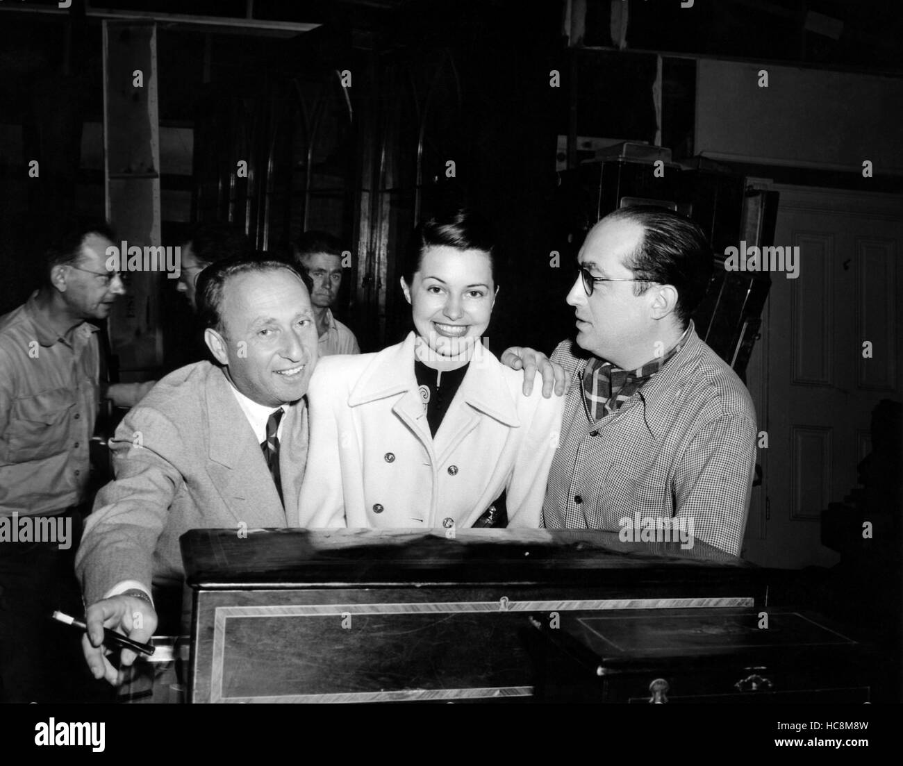 THE UNFINISHED DANCE, Joe Pasternak, Cyd Charisse, Henry Koster, on-set ...