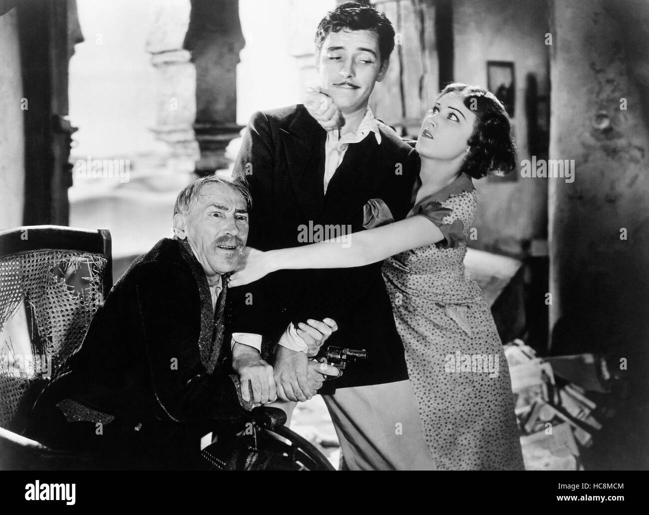 THE UNHOLY GARDEN, from left, Tully Marshall, Ronald Colman, Fay Wray ...