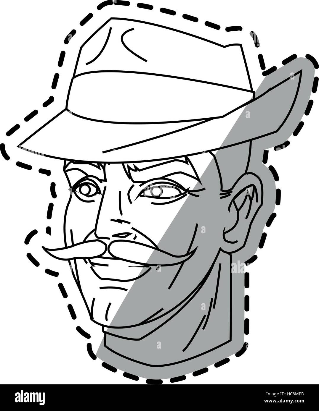 Isolated man cartoon design Stock Vector Image & Art - Alamy