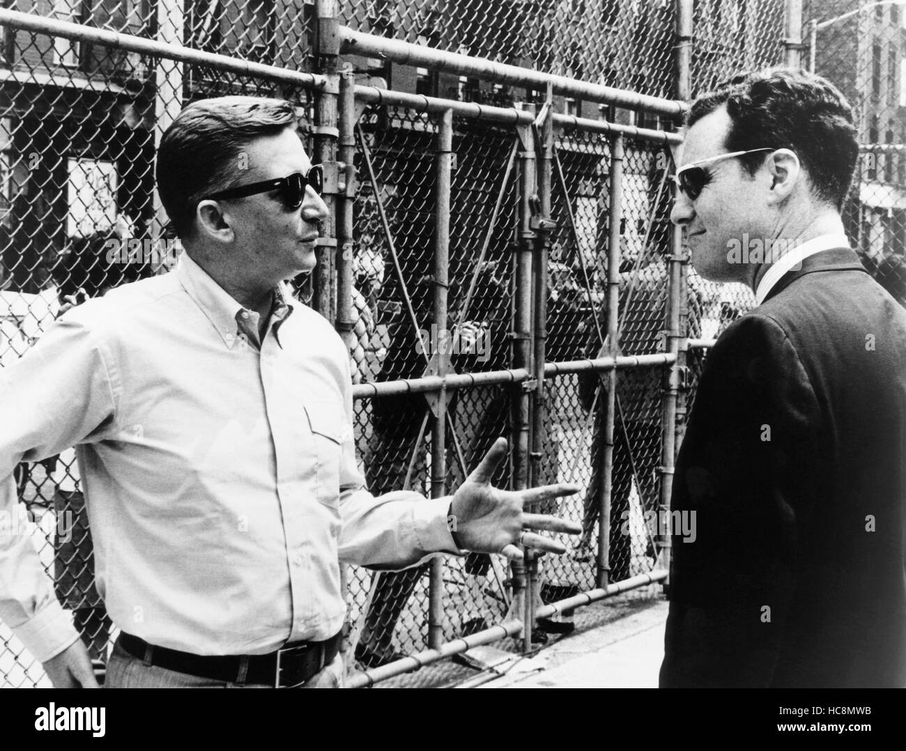 UP THE DOWN STAIRCASE, director Robert Mulligan outlining a scene with ...