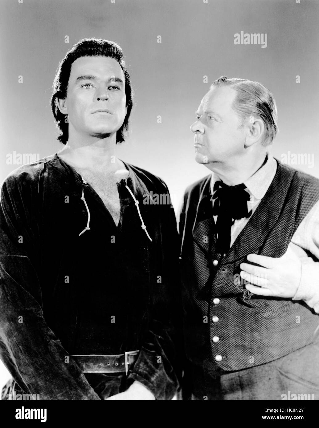 THE VANISHING AMERICAN, from left, Scott Brady, Gene Lockhart, 1955 ...