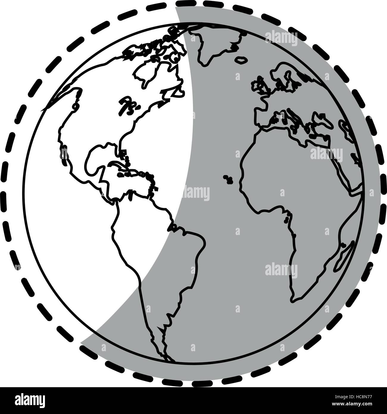 Isolated planet sphere design Stock Vector Image & Art - Alamy