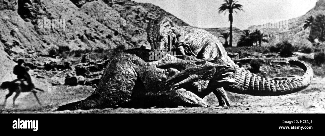 THE VALLEY OF GWANGI, styracosaurus, allosaurus, 1969 Stock Photo - Alamy