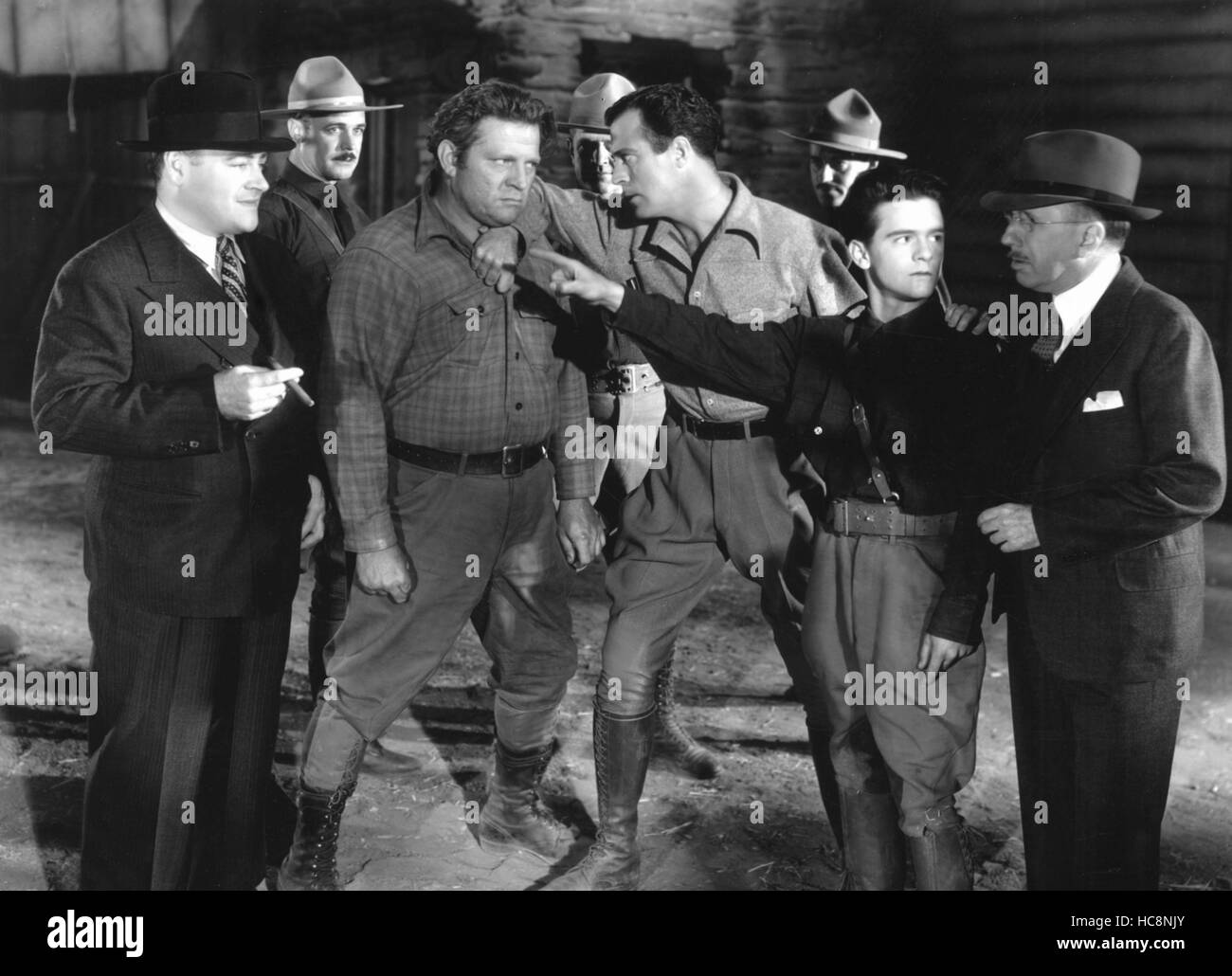 VALLEY OF WANTED MEN, Jack Rockwell, Frank Rice, LeRoy Mason, Frankie ...