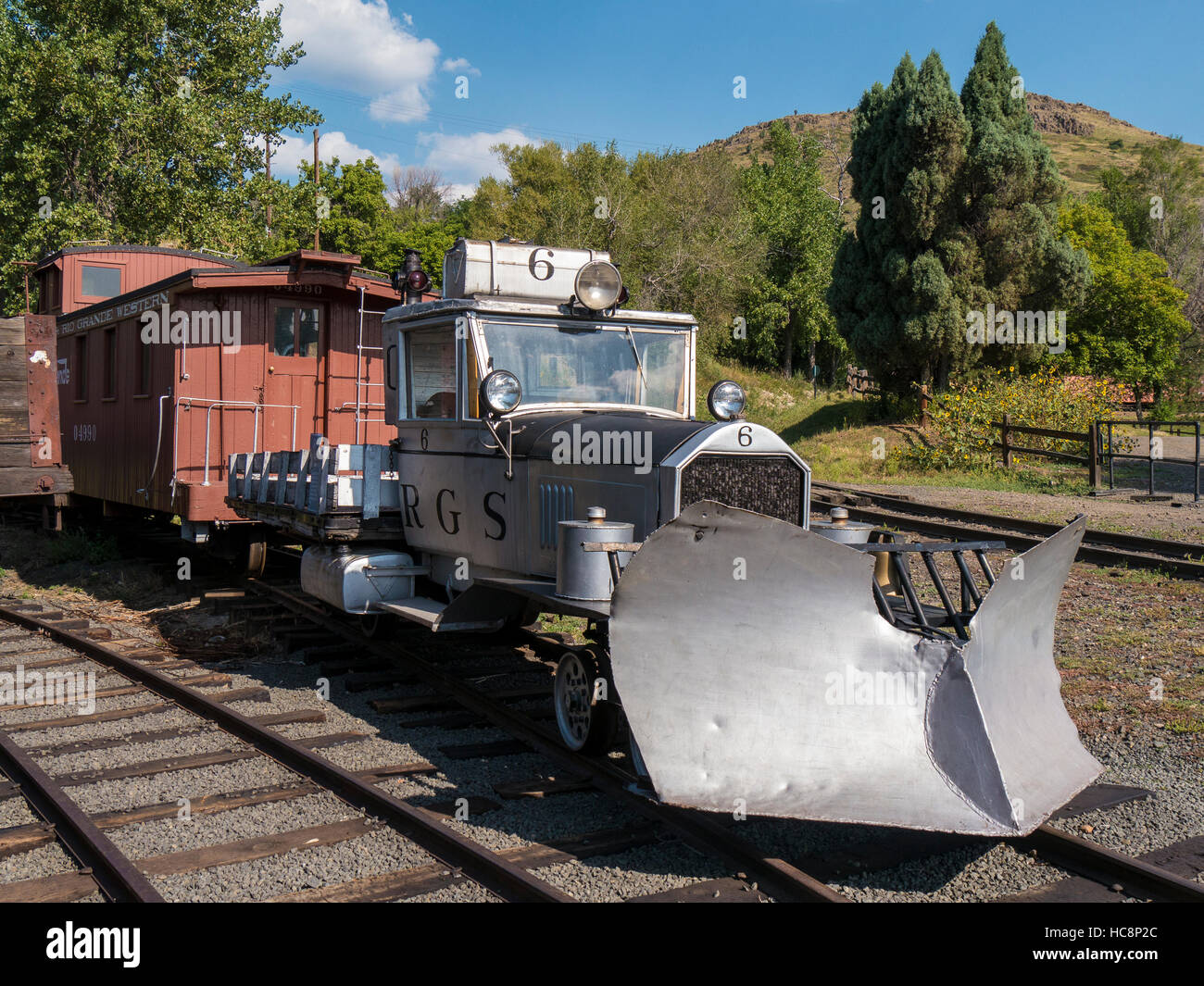 Galloping Goose #6, Colorado Railroad Museum, Golden, Colorado Stock ...