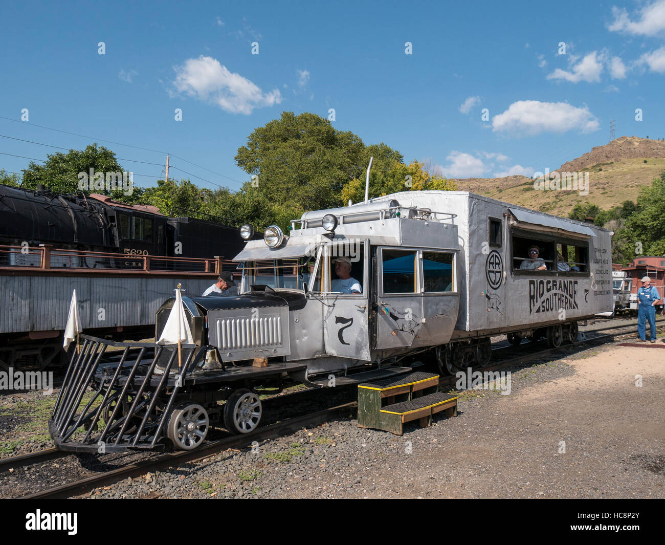 Galloping Goose #7, Colorado Railroad Museum, Golden, Colorado Stock ...