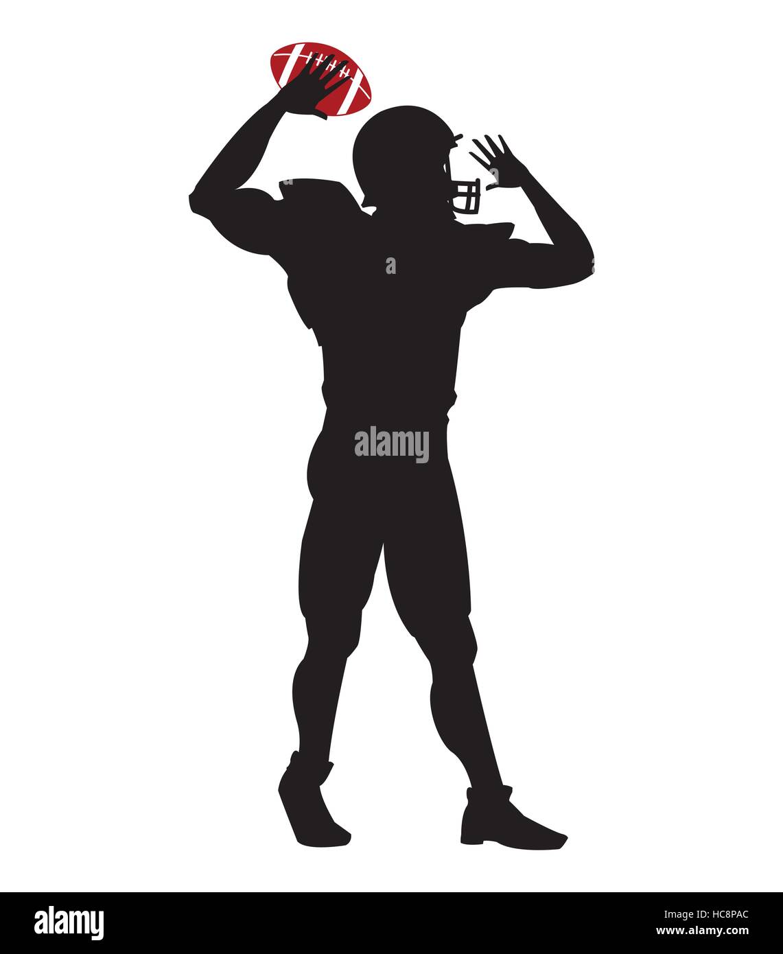 Player of american football design Stock Vector Image & Art - Alamy